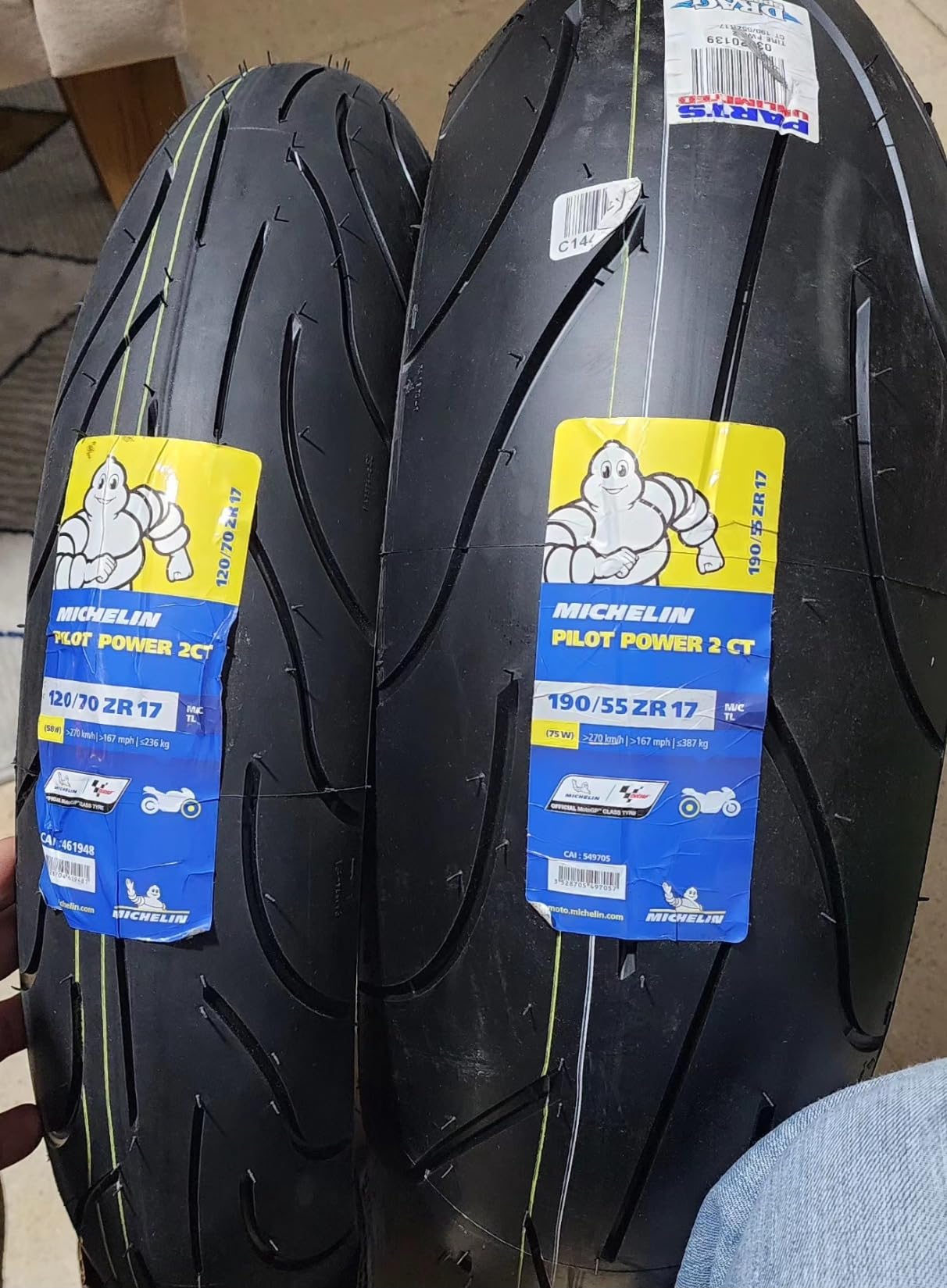$26/mo - Finance Michelin Pilot Power 2CT Motorcycle Tire Hp/Track ...