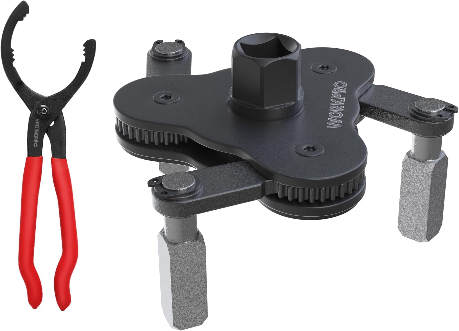 Amazon.com: WORKPRO Adjustable Oil Filter Removal Tool Set : Automotive