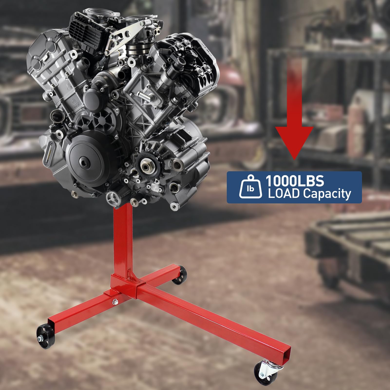 Snapklik.com : PeakPursuit Rotating Engine Stand, 750 Lbs Capacity ...