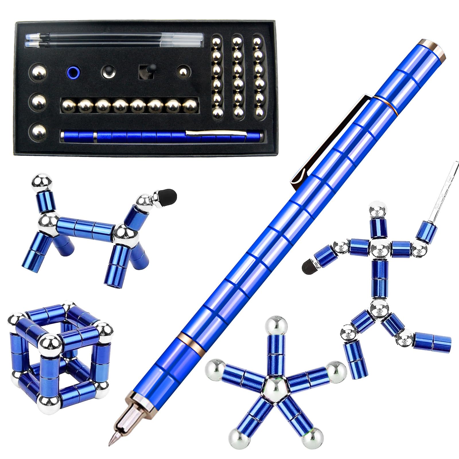 Amazon.com: Fidget Pen, Magnetic Fidget Toys Pen,Deformable Magnet ...