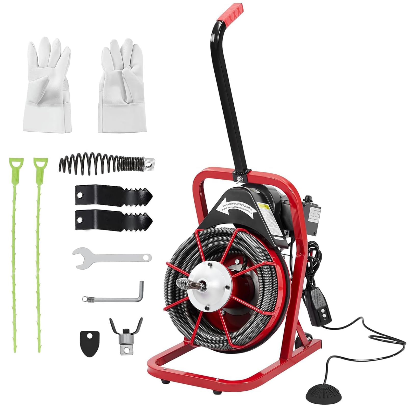 Acekool PHO_0ZKOPFVEa3JY2J Drain Cleaner Machine, Red - Amazon.com