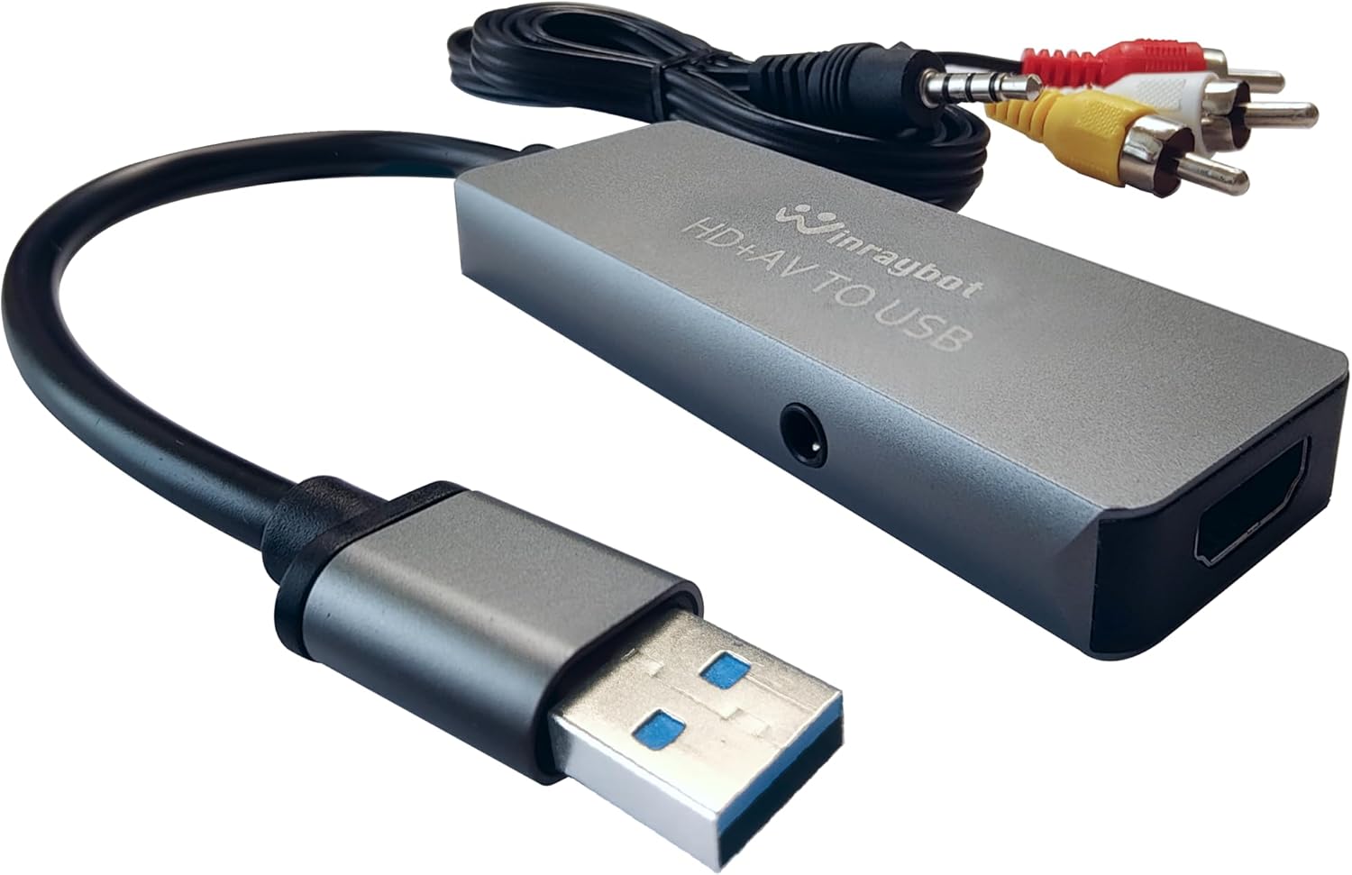 Amazon.com: WinRaybot Composite USB Video Capture Card for VHS/hdmi/RCA/av,VHS to Digital ...