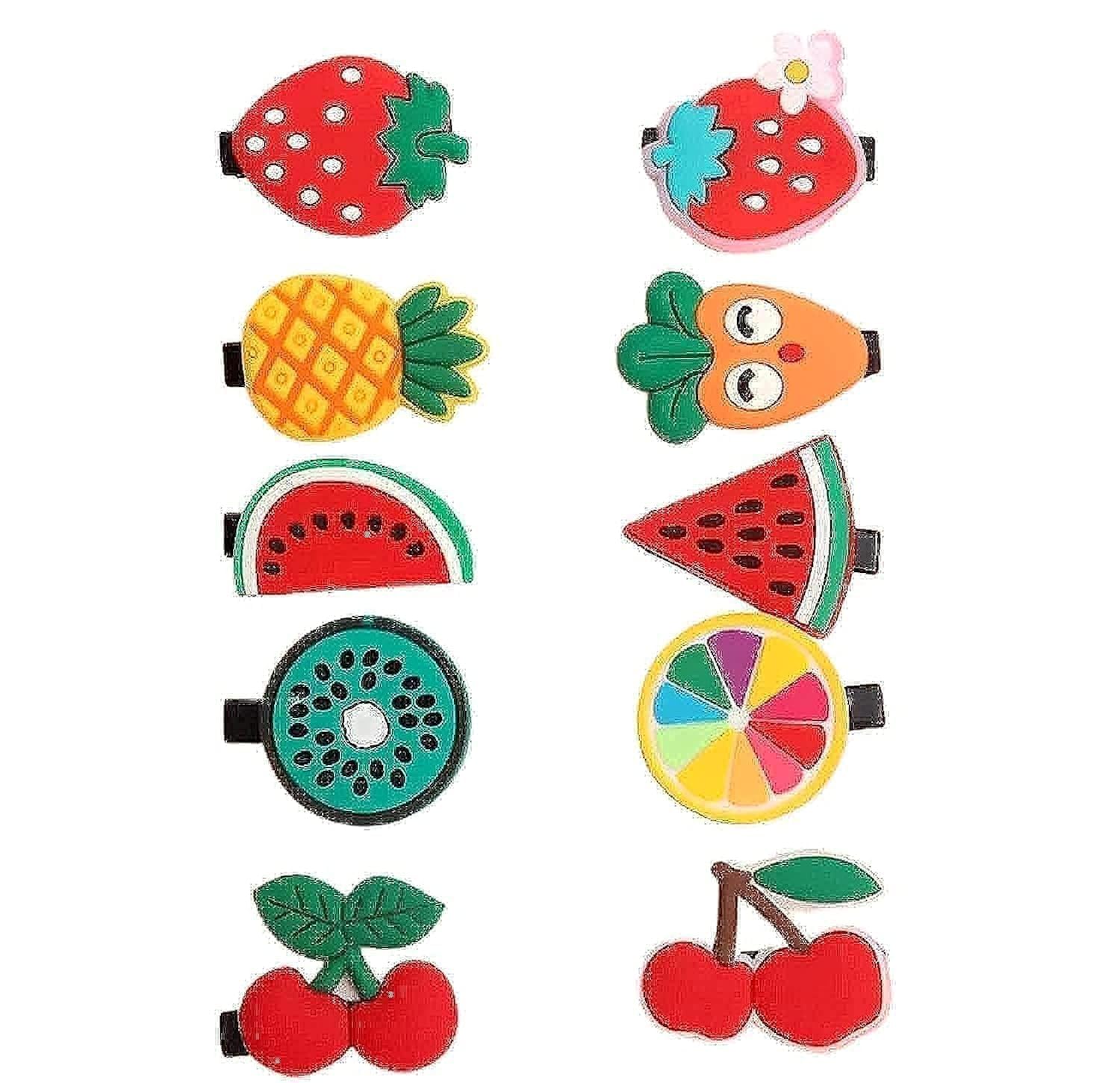Clips Fruits And Amazon.com : 5PCS Funky Hair Claw Clips In Fruit