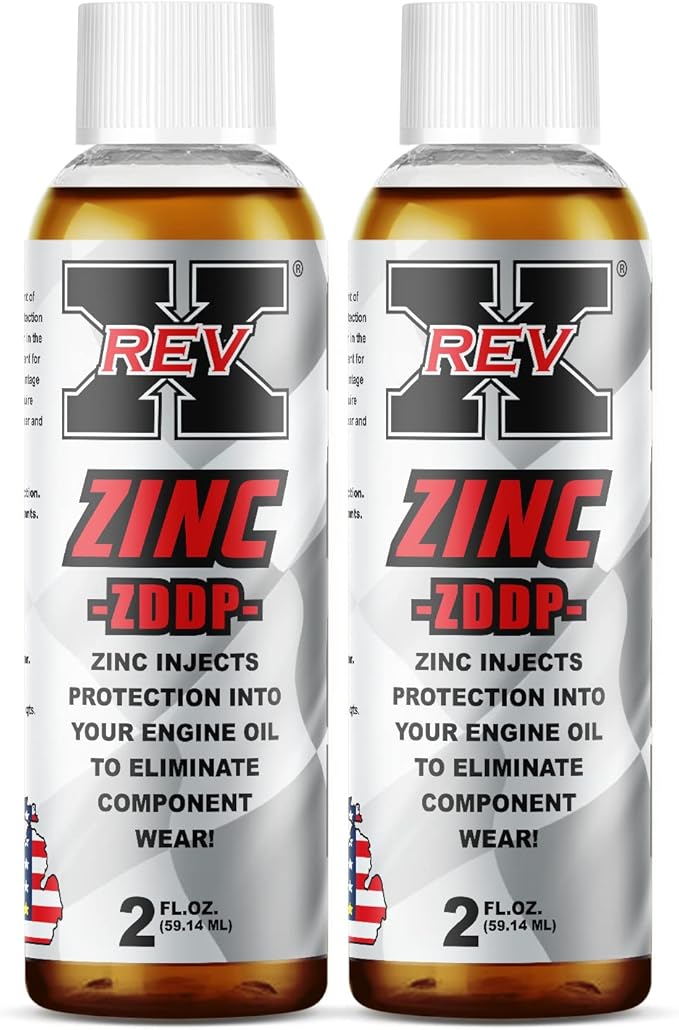 Amazon.com: REV X ZDDP Oil Additive - Zinc & Phosphorus (2 Pack ...