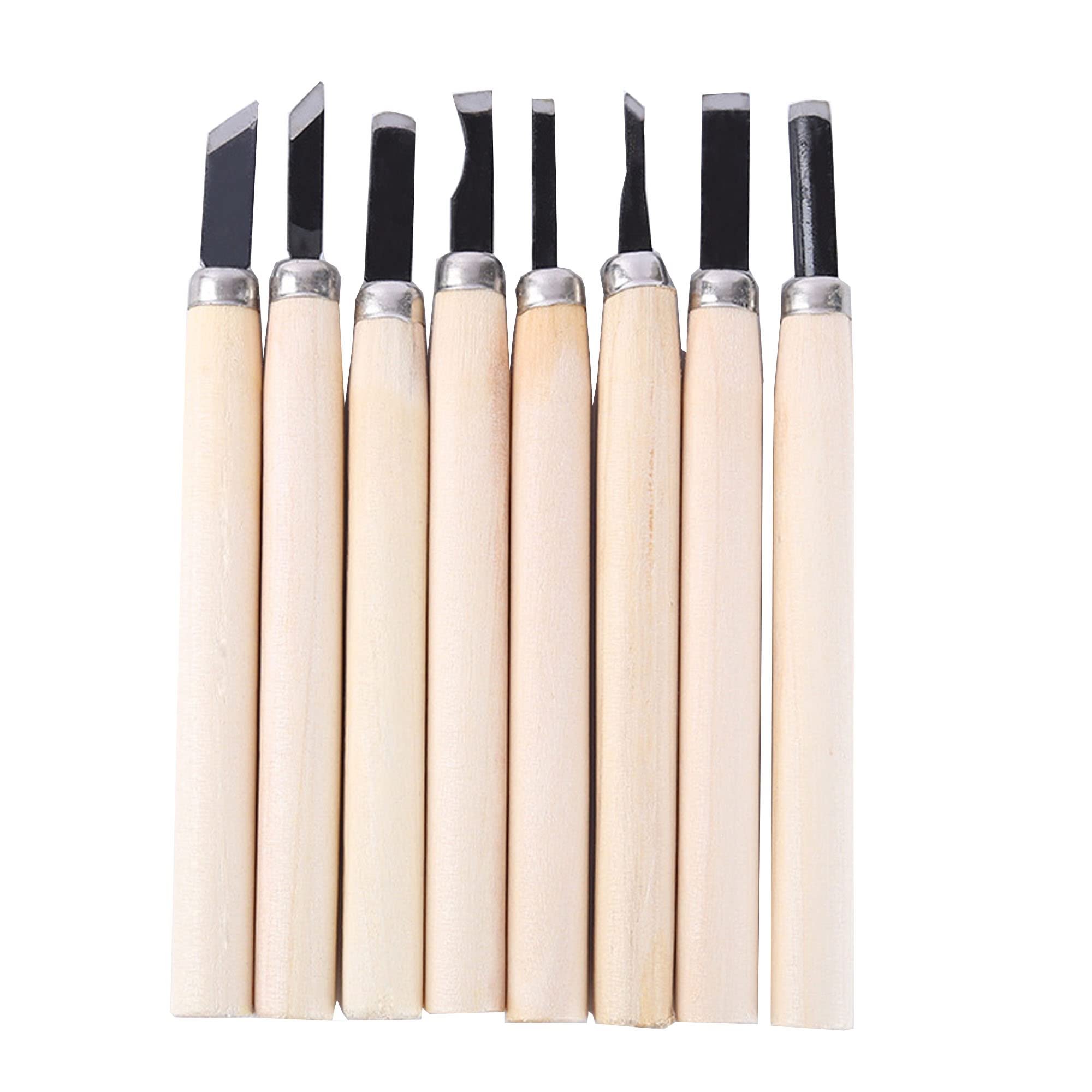 Amazon.com: Woohome Carving Knife Tools, 8 PCS Wood Carving Knife Set ...