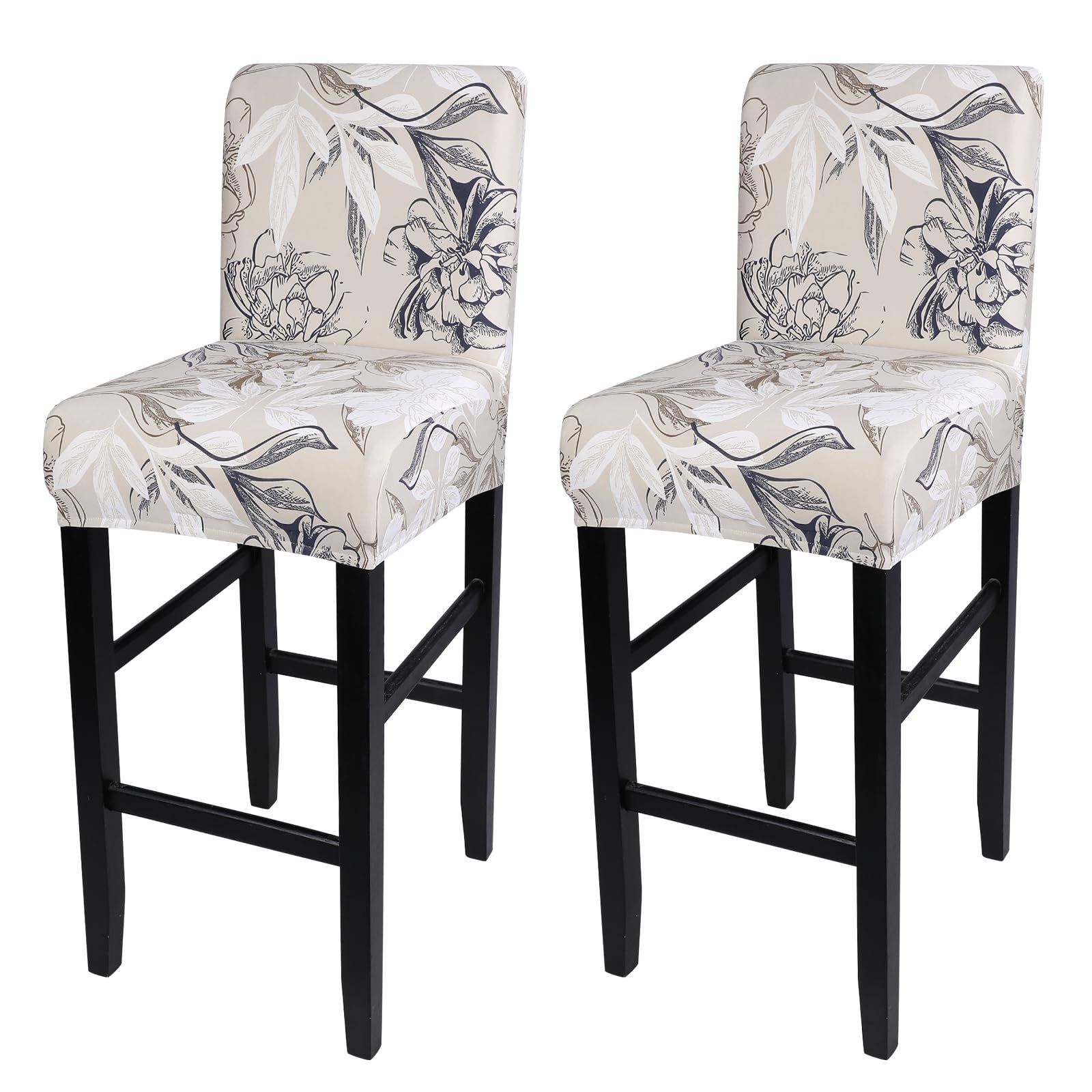 Amazon.com: SearchI Stretch Bar stool Covers Set of 2, Stretch ...