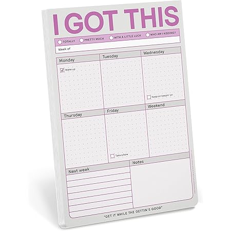 Amazon.com : Knock Knock to Do Pad, Tasks List Pad, 6 x 9-inches ...