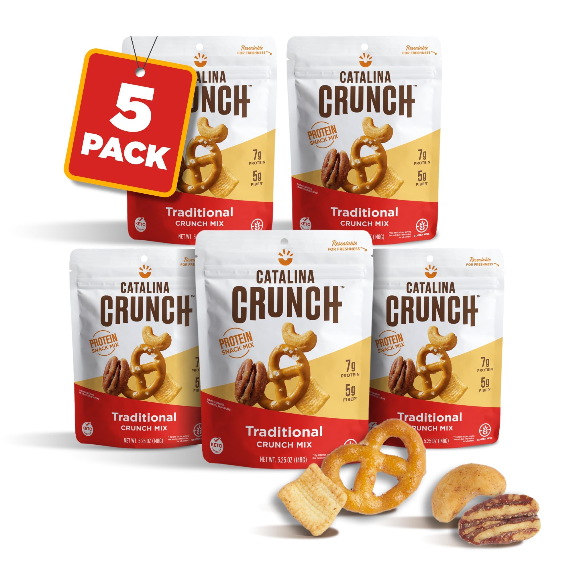 Amazon.com: Catalina Crunch Mix Traditional High Fiber Protein Snack ...