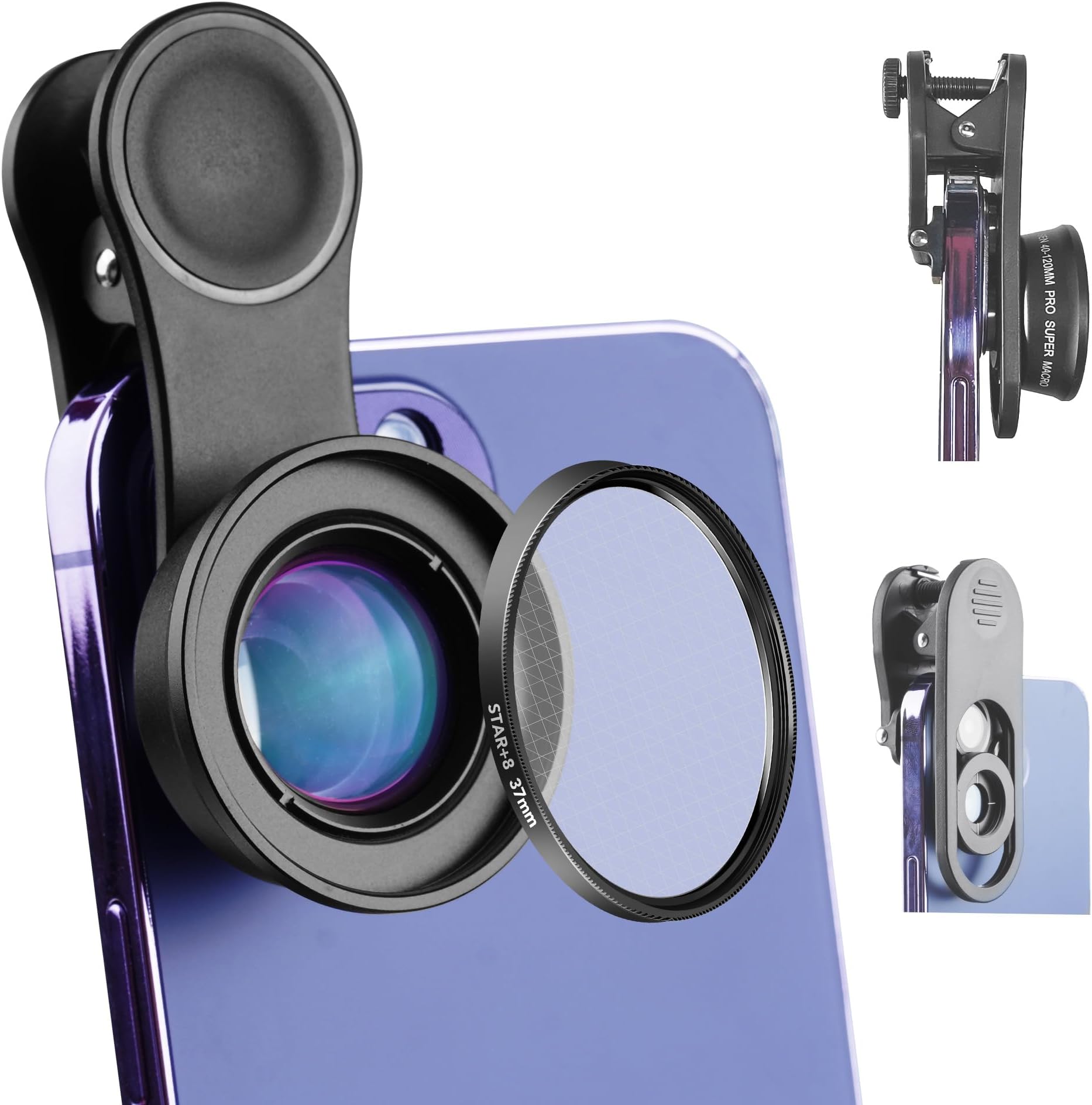 Amazon.com: APEXEL Professional Macro Photography Lens for Smartphone ...