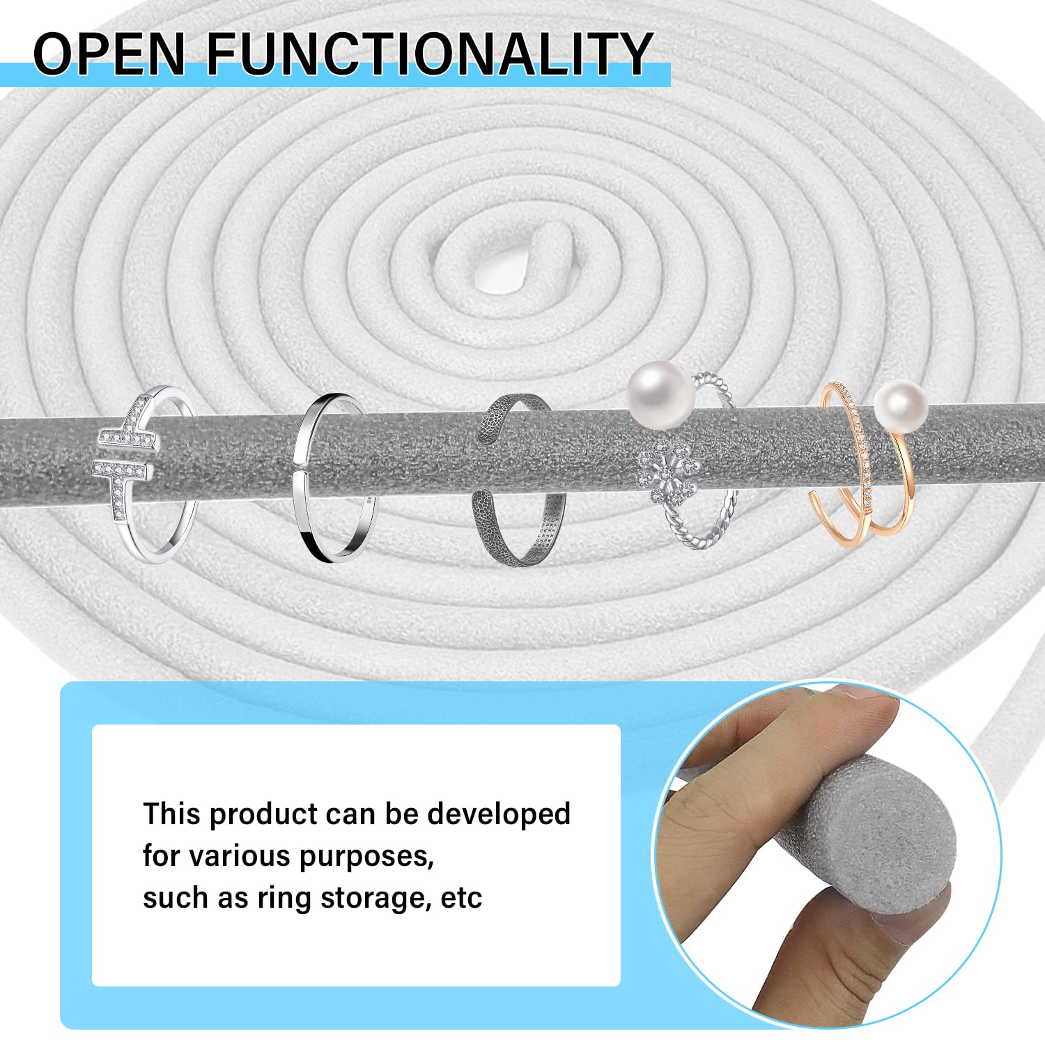 Snapklik.com : Foam Backer Rod 3/4 X 32 Length Concrete Expansion Joint ...