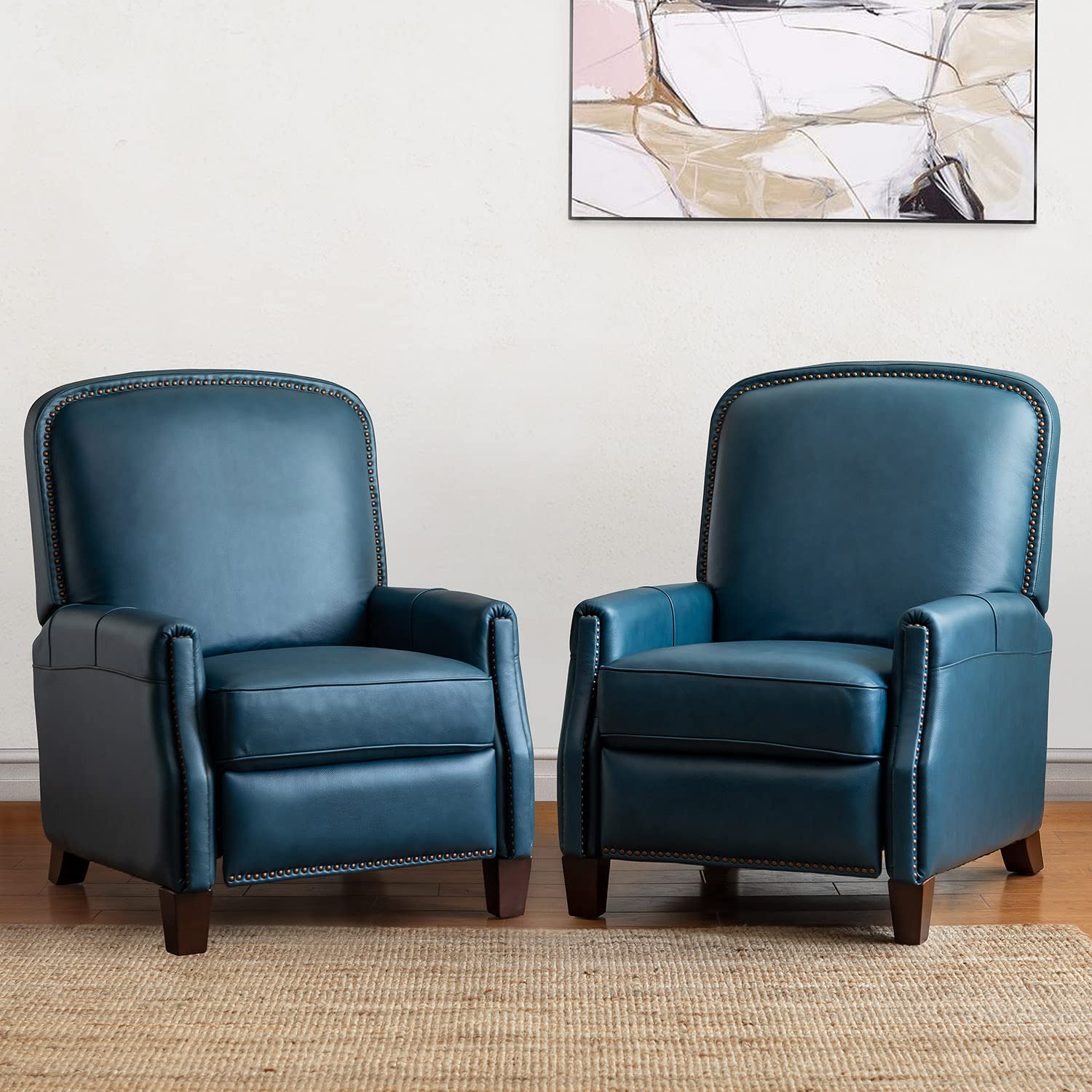 Turquoise Leather Chair