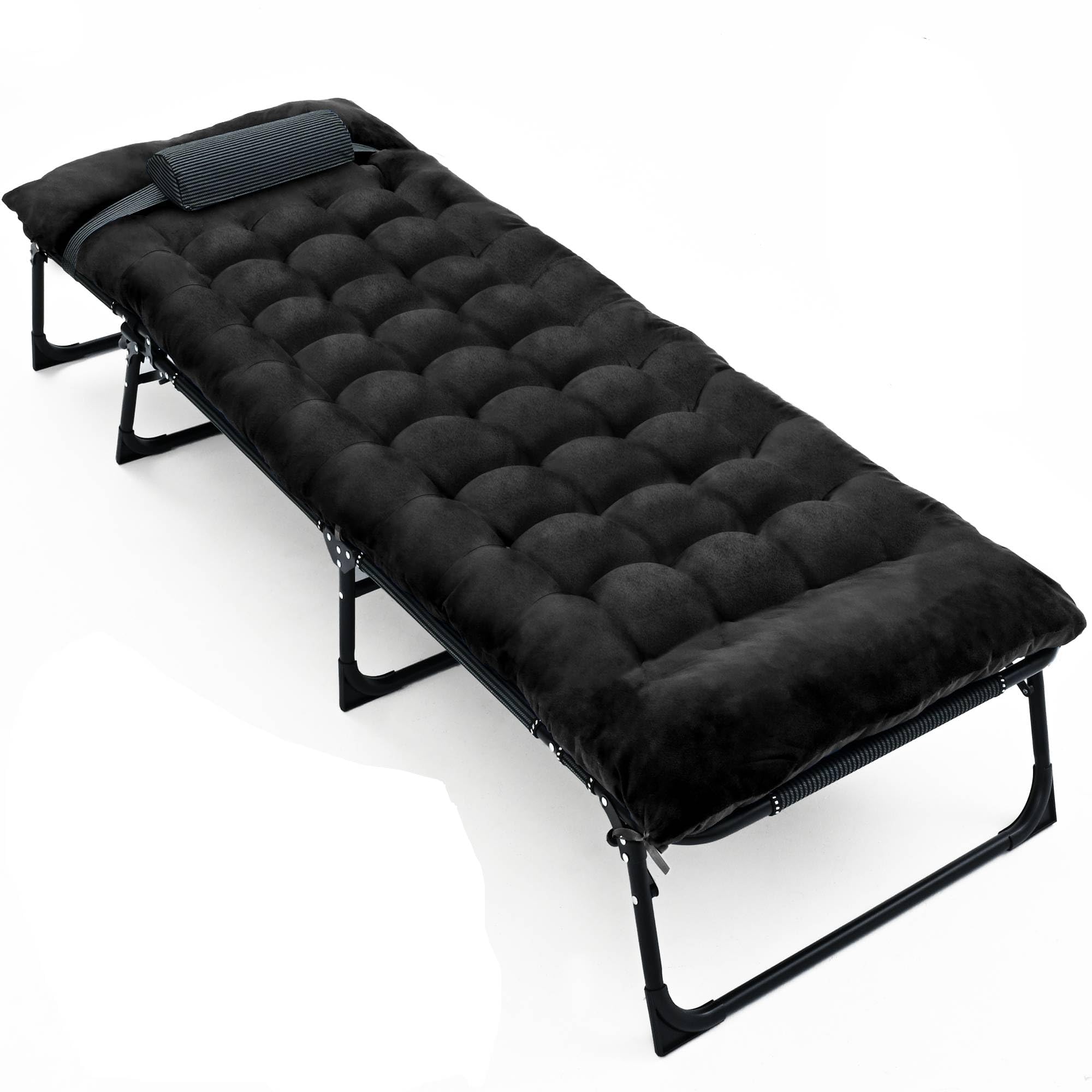 Amazon.com: ropoda Camping Cot, Adjustable 4-Position Folding Cot with ...