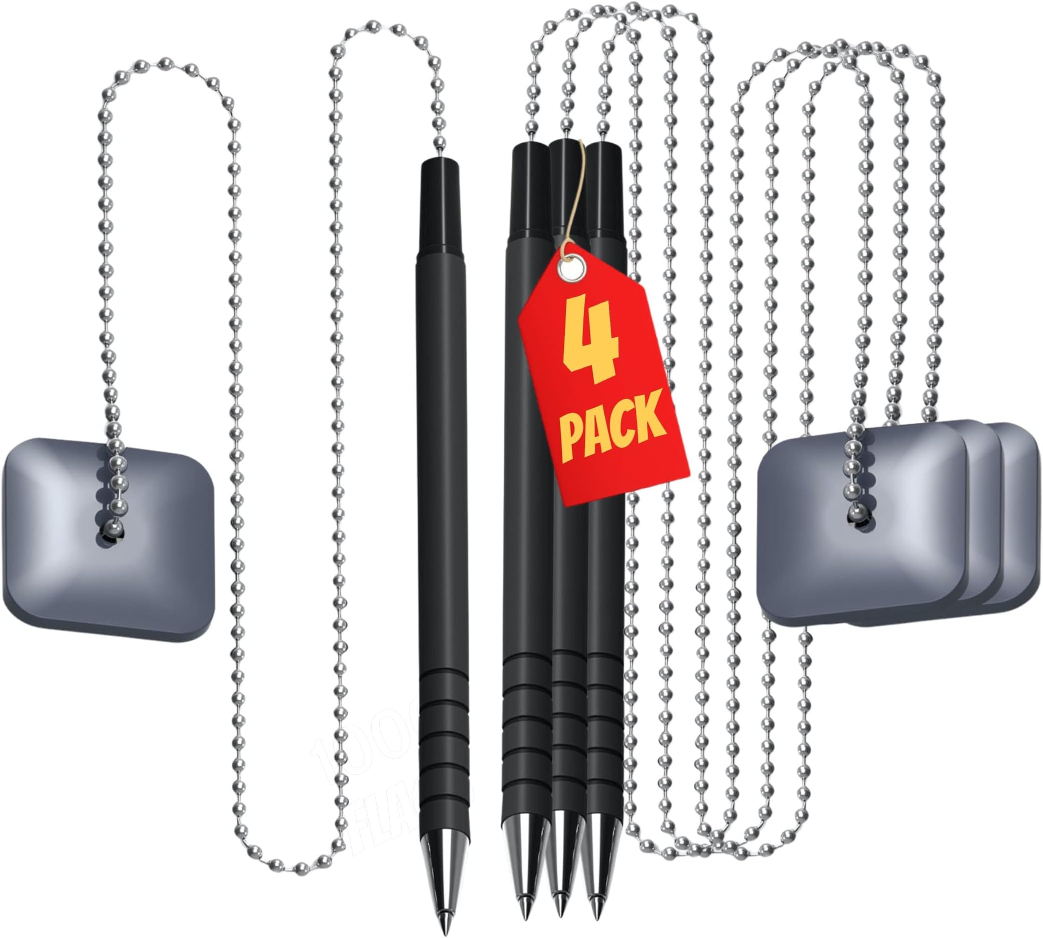 Amazon.com : diyfixlcd 6 Pieces Desk Pen with Ball Chain Secure Pen ...