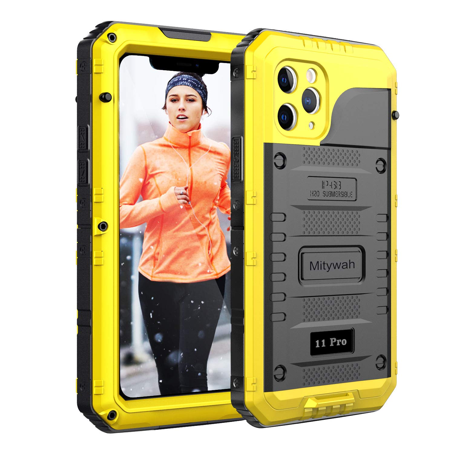 Amazon.com: Mitywah Waterproof Case for iPhone 11 Pro, Heavy Duty ...