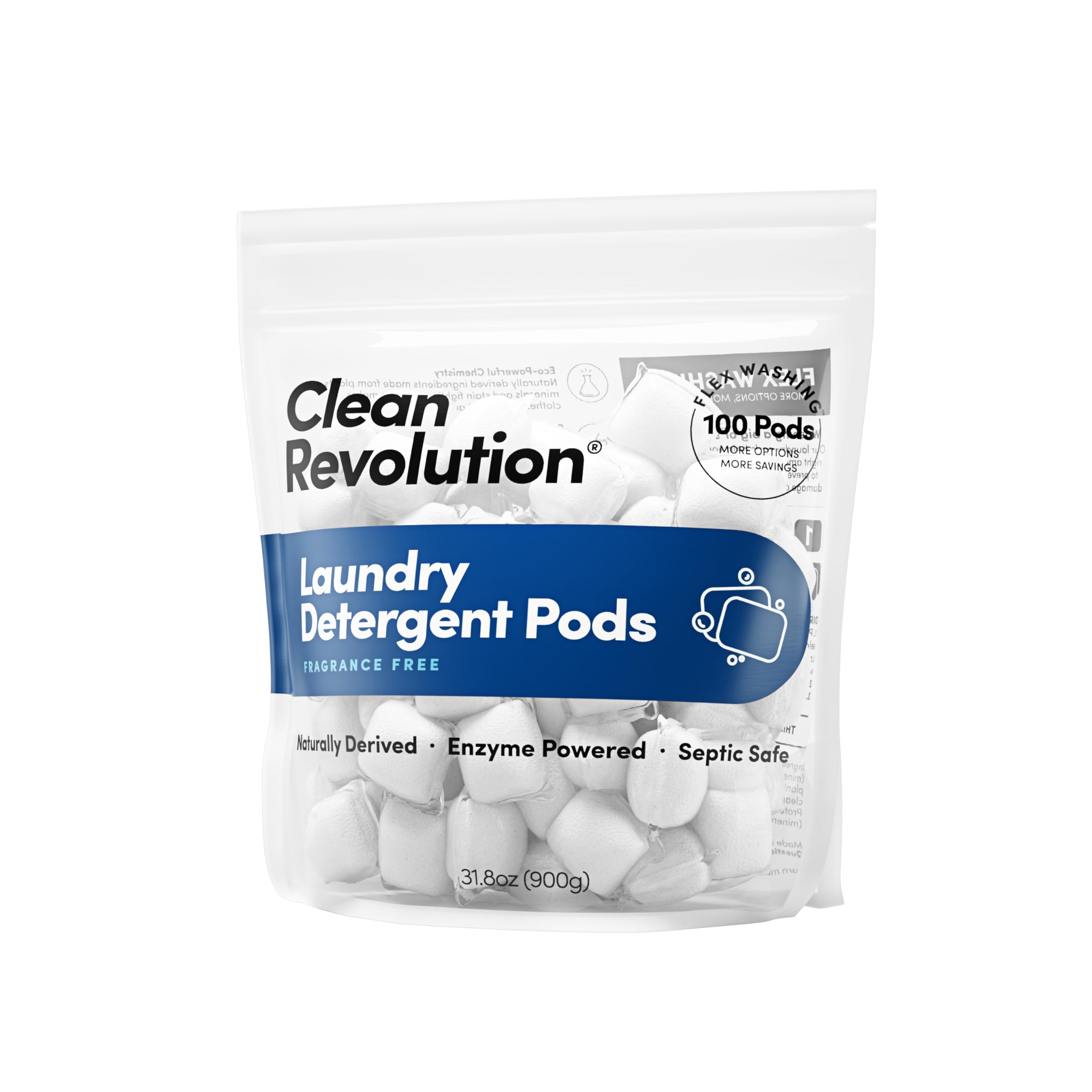 Amazon.com: Clean Revolution Natural Laundry Detergent Pods, Fragrance ...