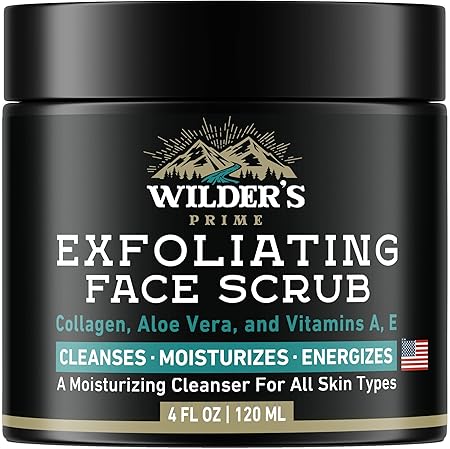 Amazon.com: Men's Face Scrub - Exfoliating & Moisturizing SkinCare ...