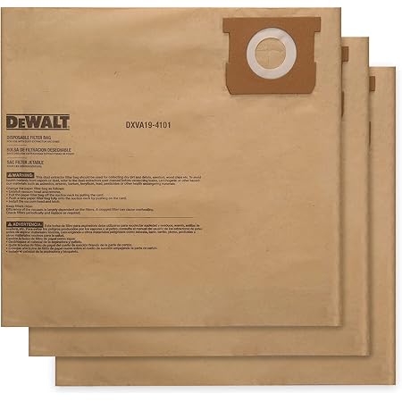 DEWALT DXVA19-4102 Dust Bag Fits for 12-16 Gallon Wet/Dry Vacuum ...