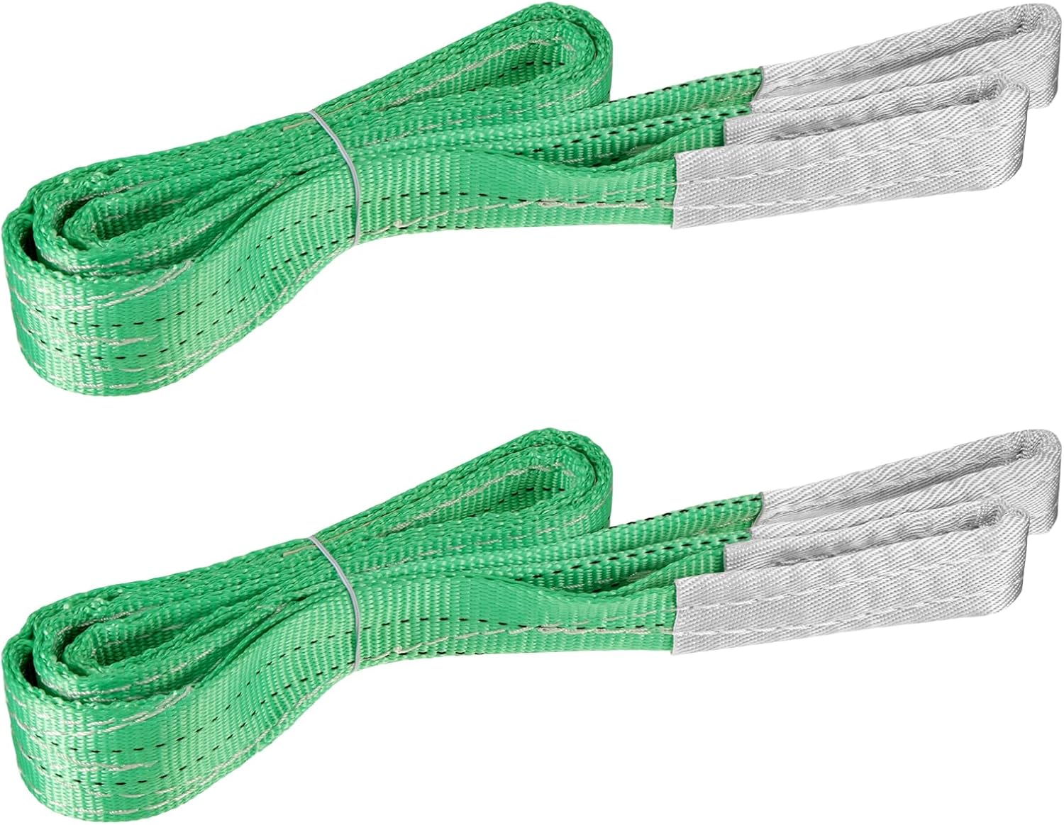 Heavy Duty Lifting Sling Strap 2 Pcs Cargo Lifting Sling 2M Polyester ...