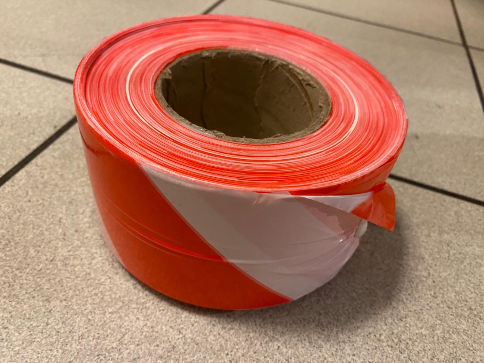 Absperrband Rot Weiß Flatterband Warnband Absperrband 500 Meter ...