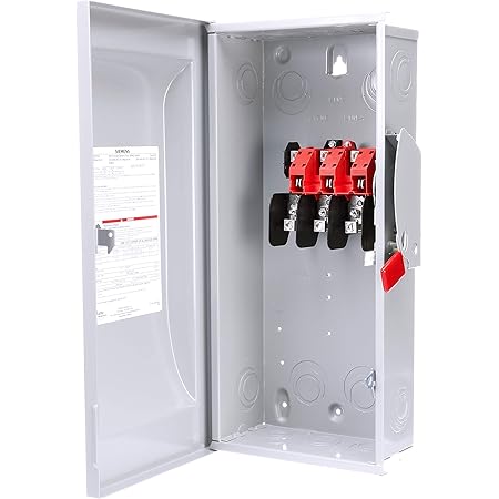 Siemens Low Voltage Switch Siemens 100-Amp Heavy Duty Safety Switch - 3 ...