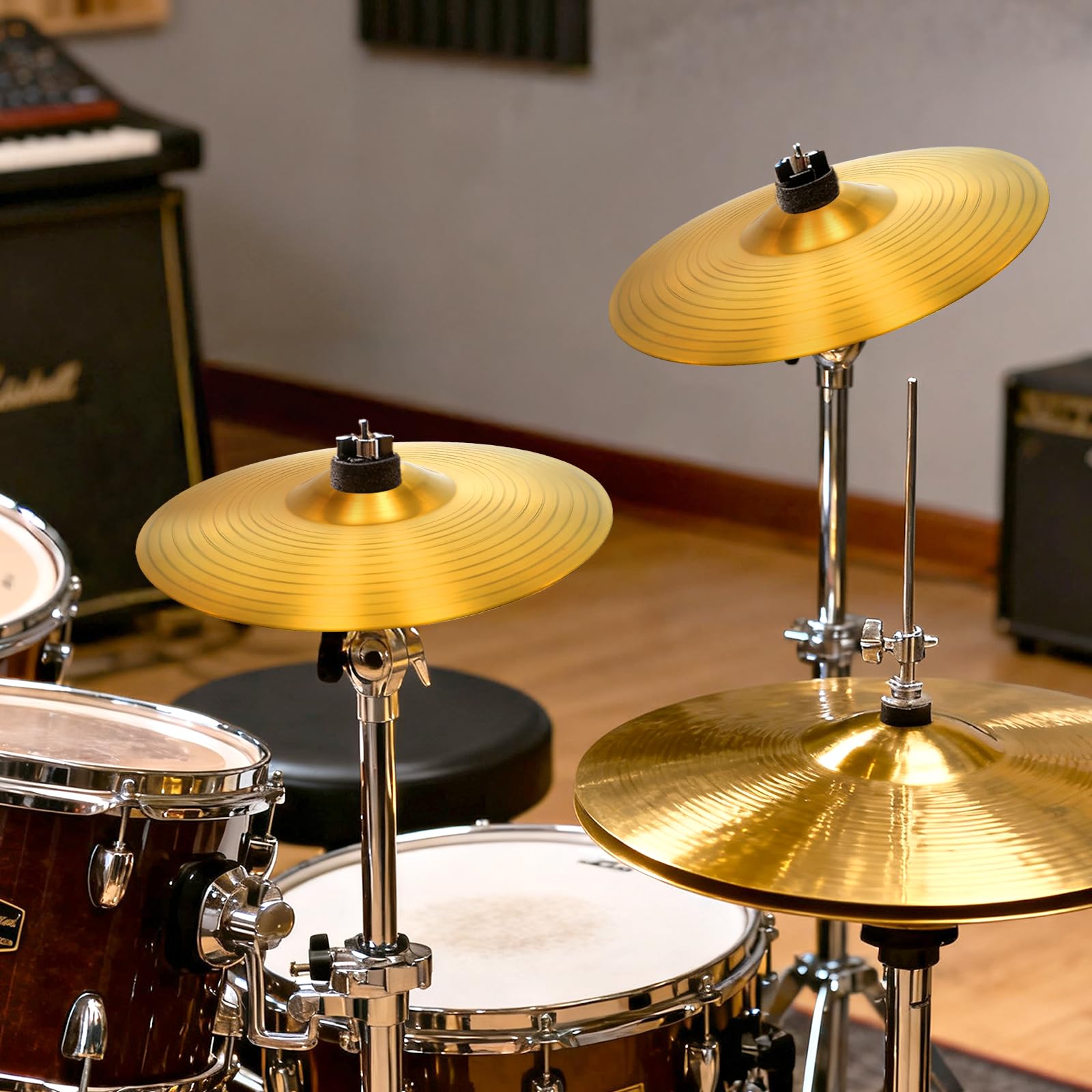Snapklik.com : 2 Pieces 8-Inch Splash Cymbal Classic Drums Cymbals ...