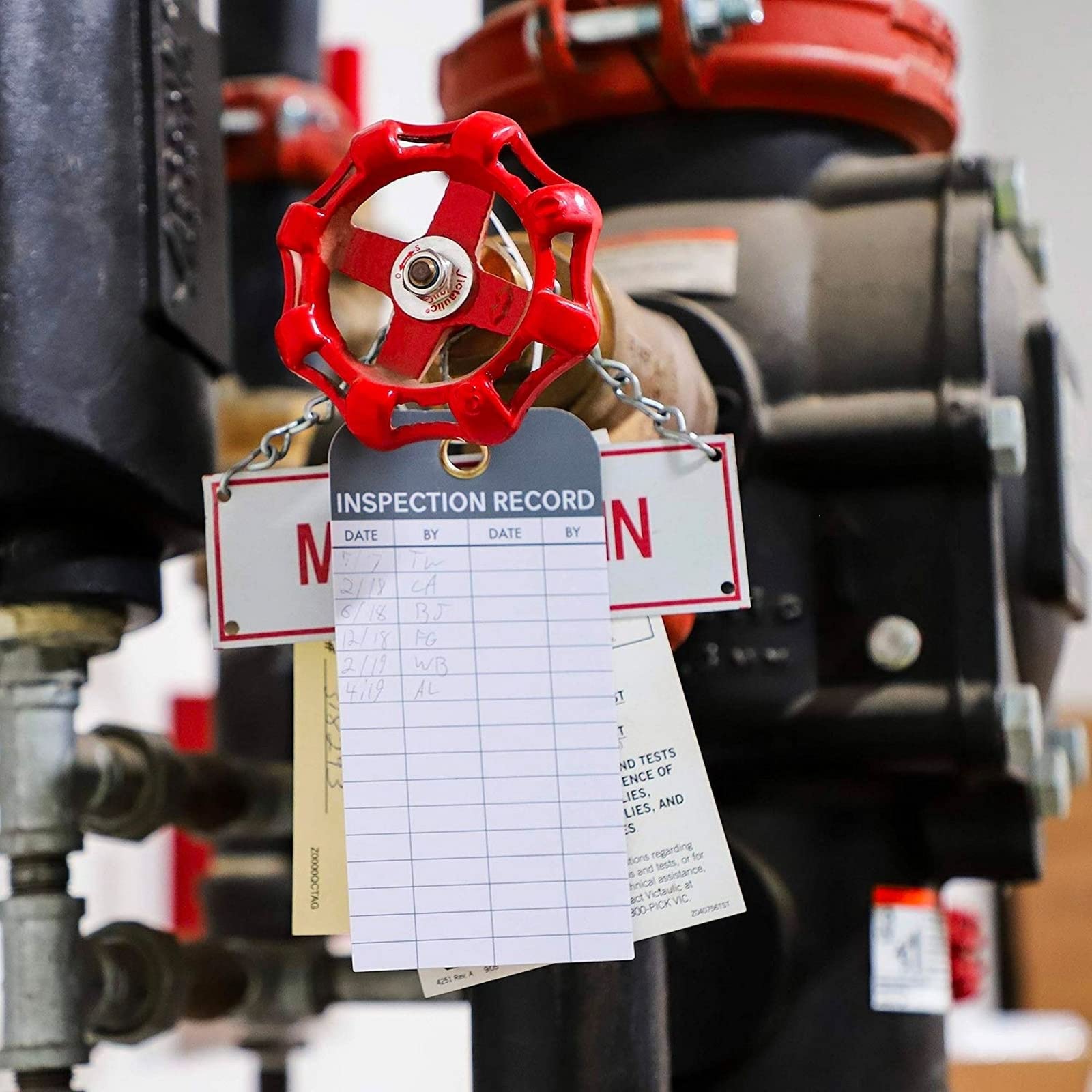 Snapklik.com : Juvale Inspection Tags For Equipment - 24-Pack, 6 X 3 In ...
