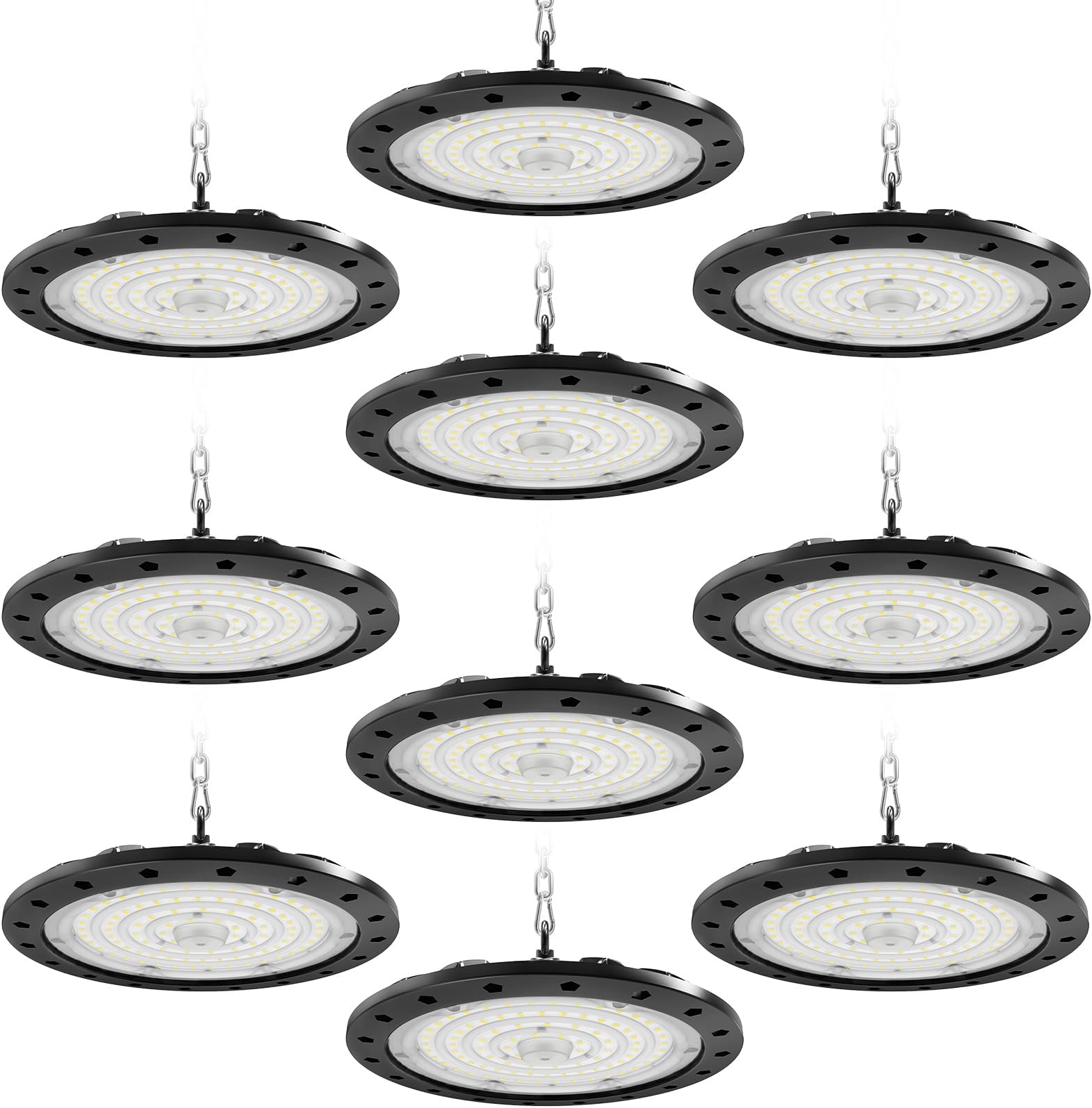 Plafoniera Led Soffitto Hondony 10Pack 500W Faretto LED UFO, 50000LM ...