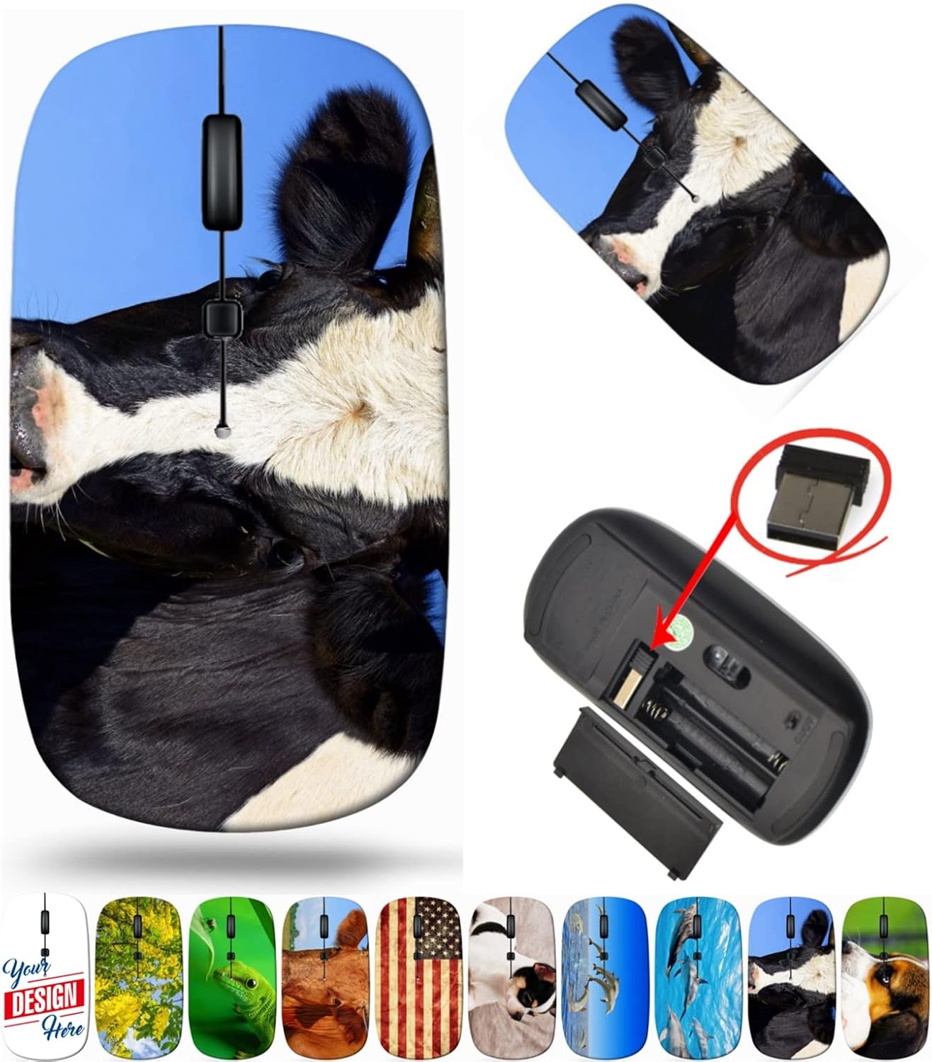 Amazon.com: maizi Mouse Wireless for Mac Computer Personal Laptop, Mice ...