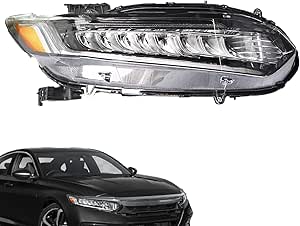 Amazon.com: munirater 1 Pack Headlight Assembly Kit Replacement for ...