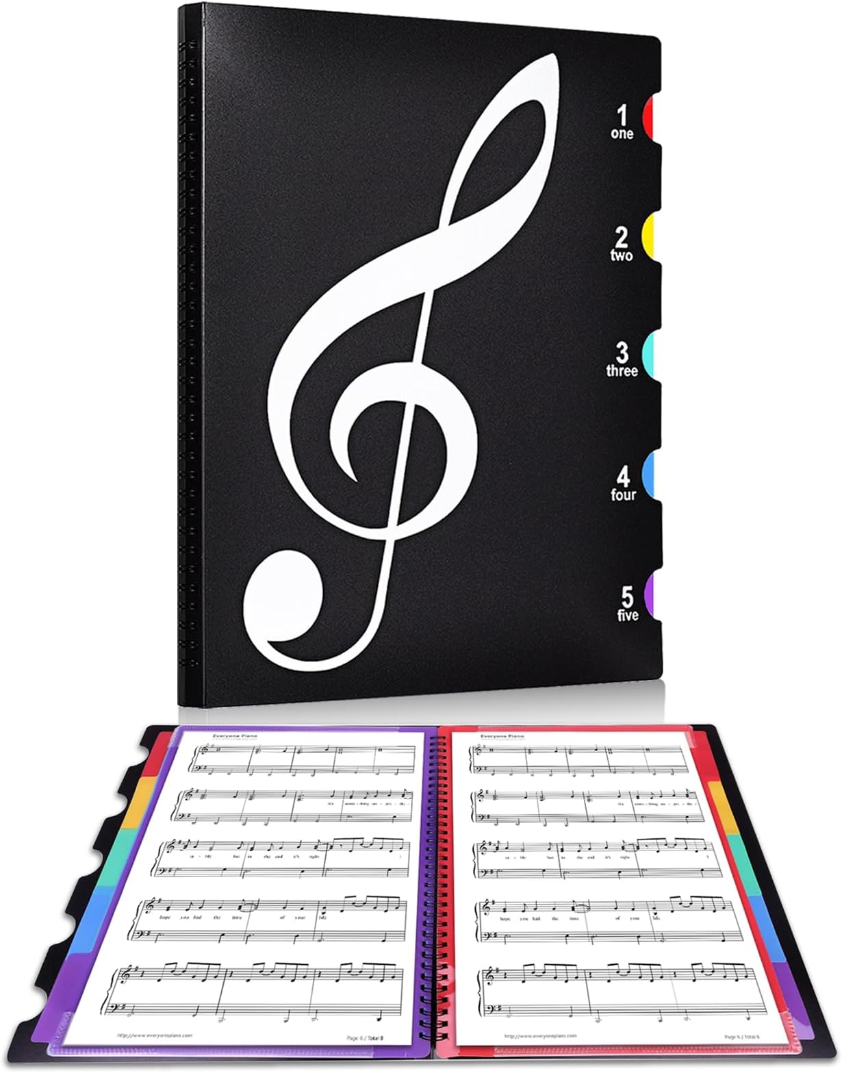 ADERTOS Dossier de Rangement pour Partitions de Musique A4, 50 ...