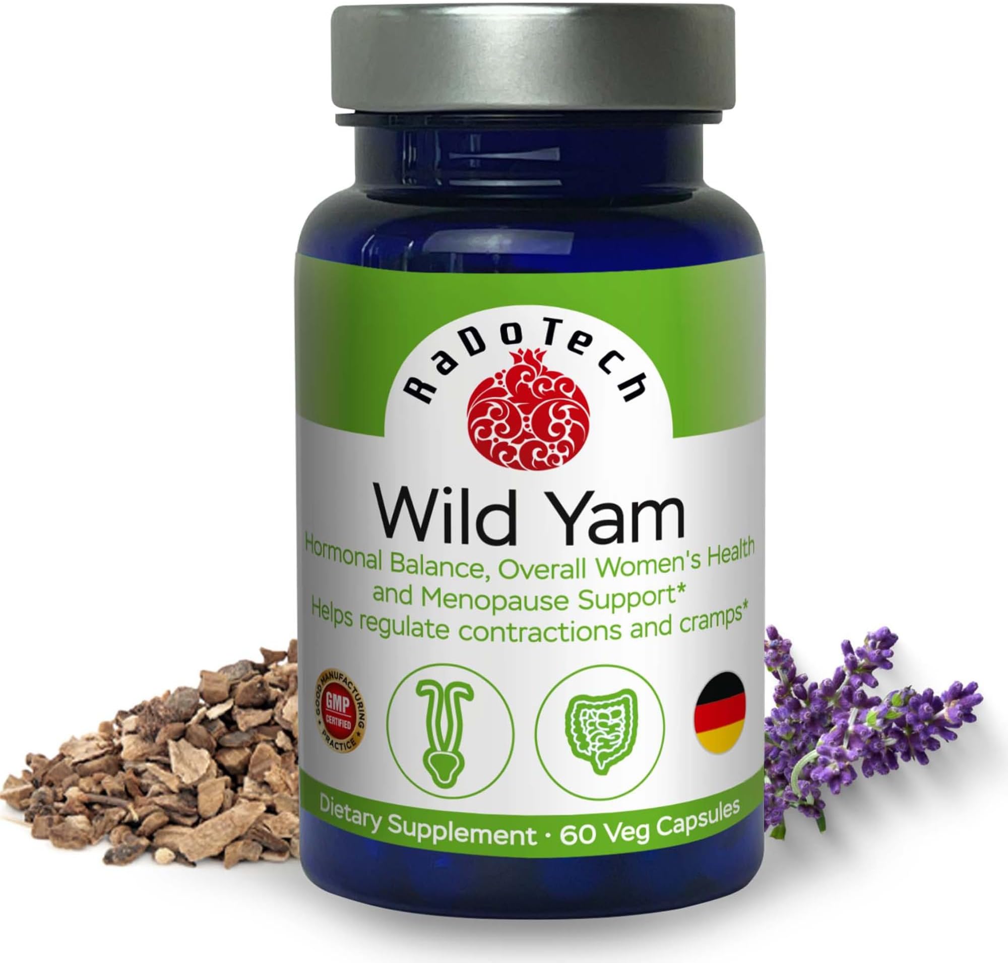 Amazon.com: Nature's Way Wild Yam Root, Women's Traditional Health ...