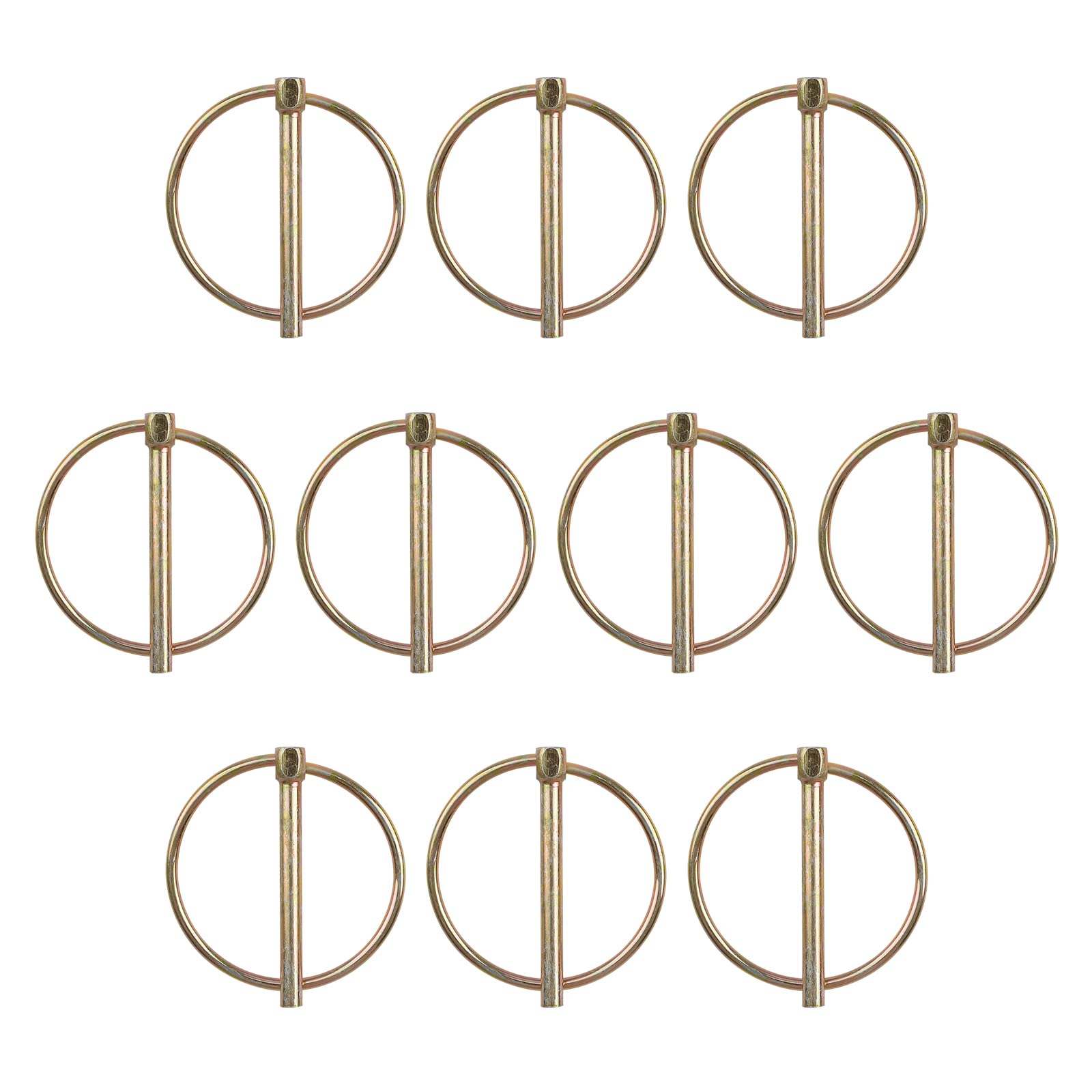 Snapklik.com : Linch Pin, 10PCS 4.545mm Carbon Steel Yoke-End Locking ...