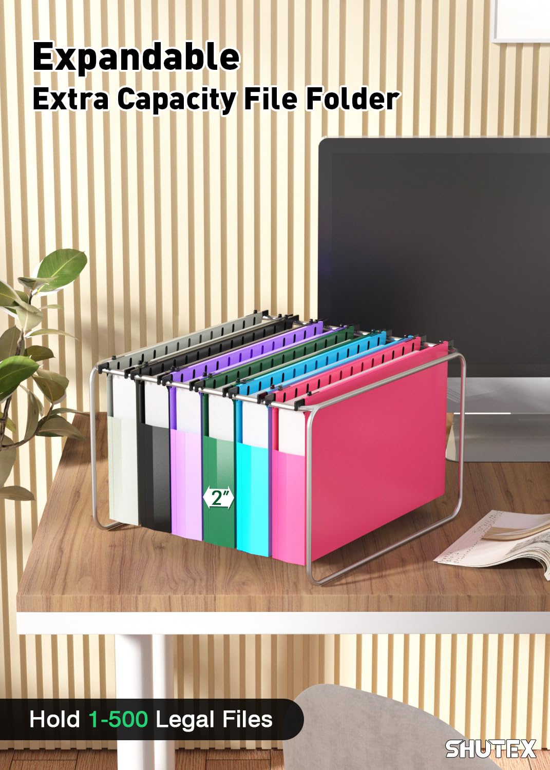 Snapklik.com : Extra Capacity Legal Size Hanging File Folders,12 Pack ...