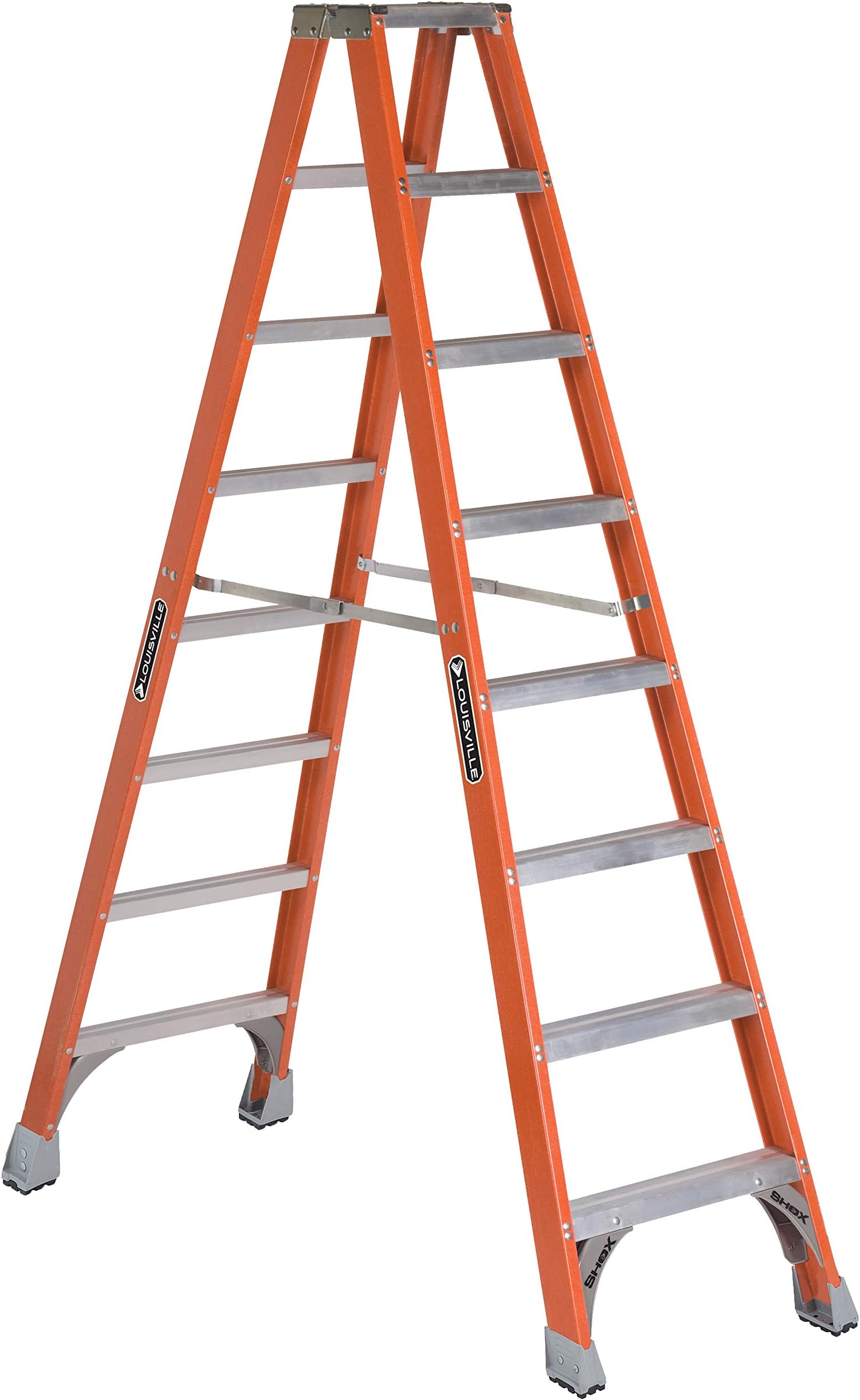 Louisville Ladder AM1006 Twin Step Ladder, 6-Foot - Stepladders ...