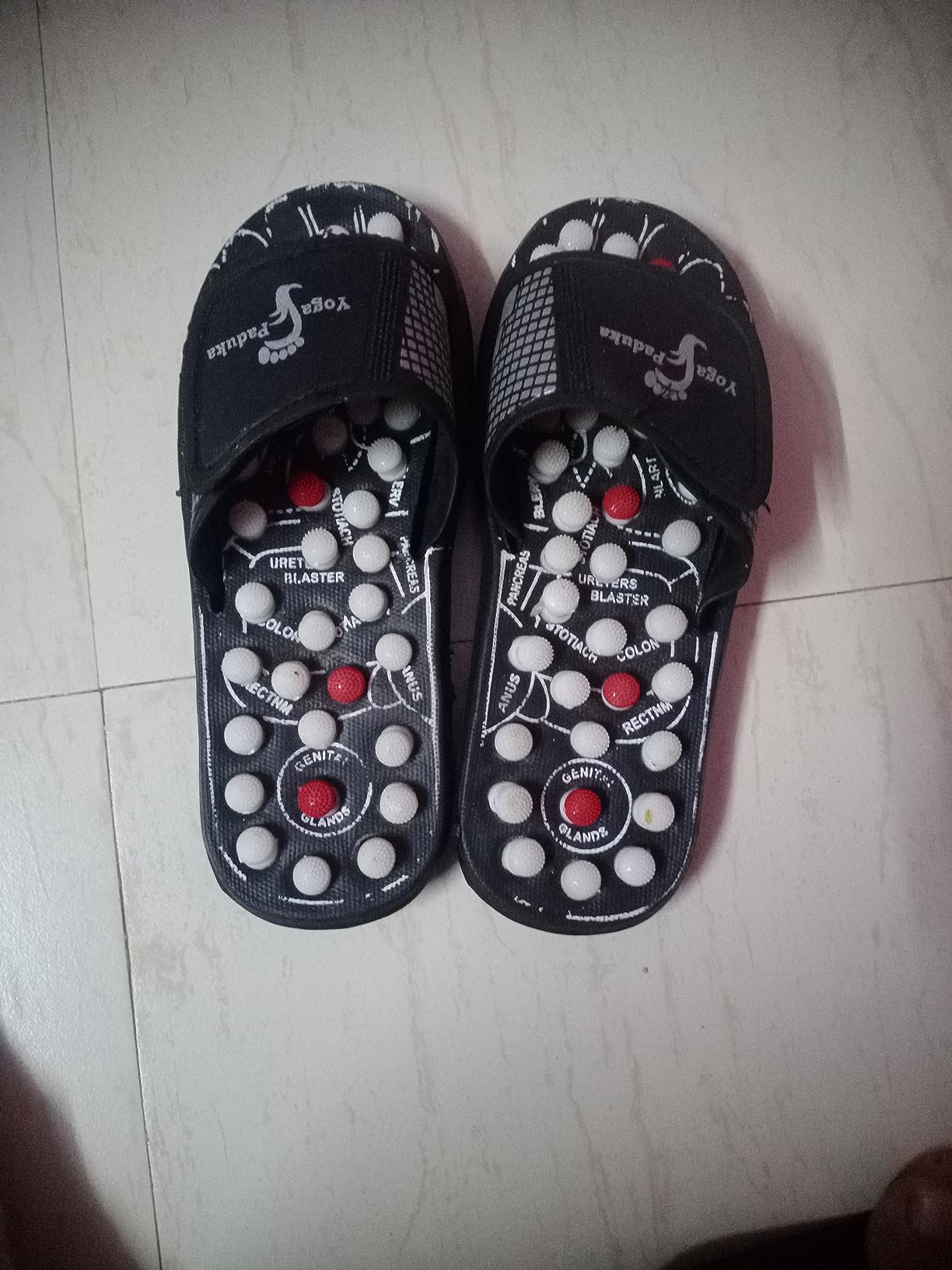 VEENSKI Spring Acupressure Magnetic Therapy Sandals |Yoga Paduka Men's ...