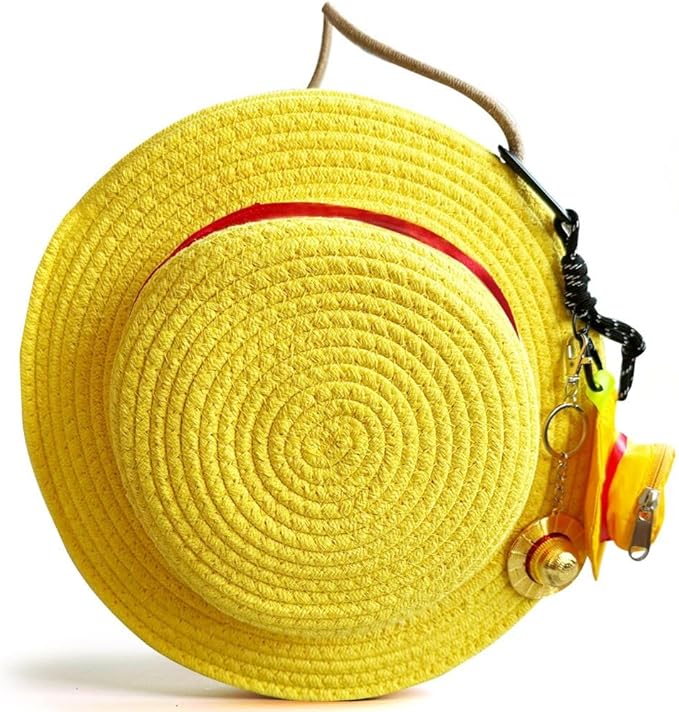 Amazon.com: ONEPIECE Straw Hat Shape Backpack Set, Great Gift Set for ...