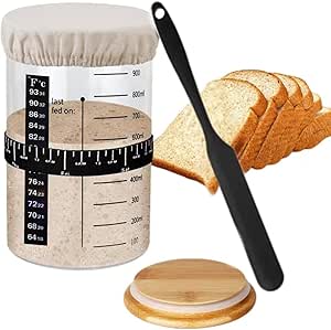 Amazon.com: KLONRZXSD Cross-Border Glass Bread Fermentation Tank Yeast ...