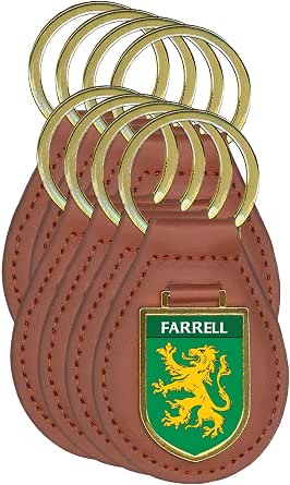 Historic Families Farrell Family Shield Crest Coat of Arms Key Ring at ...