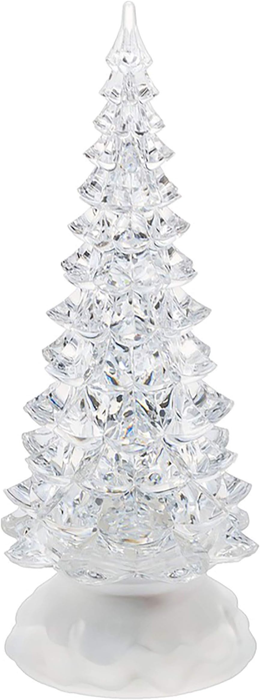 Amazon.com: Ganz Small Christmas Light Up Swirling Glitter Tree Decor ...