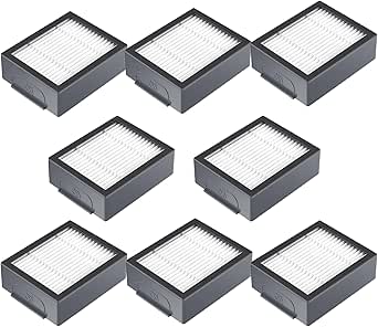 8 Pack Replacement HEPA Filter for iRobot Roomba E&I&J Series i7 i7 ...