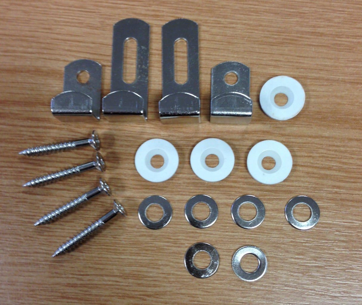 MIRROR / PICTURE HANGING KIT - Clip Set - Fitting Wall Brackets ...