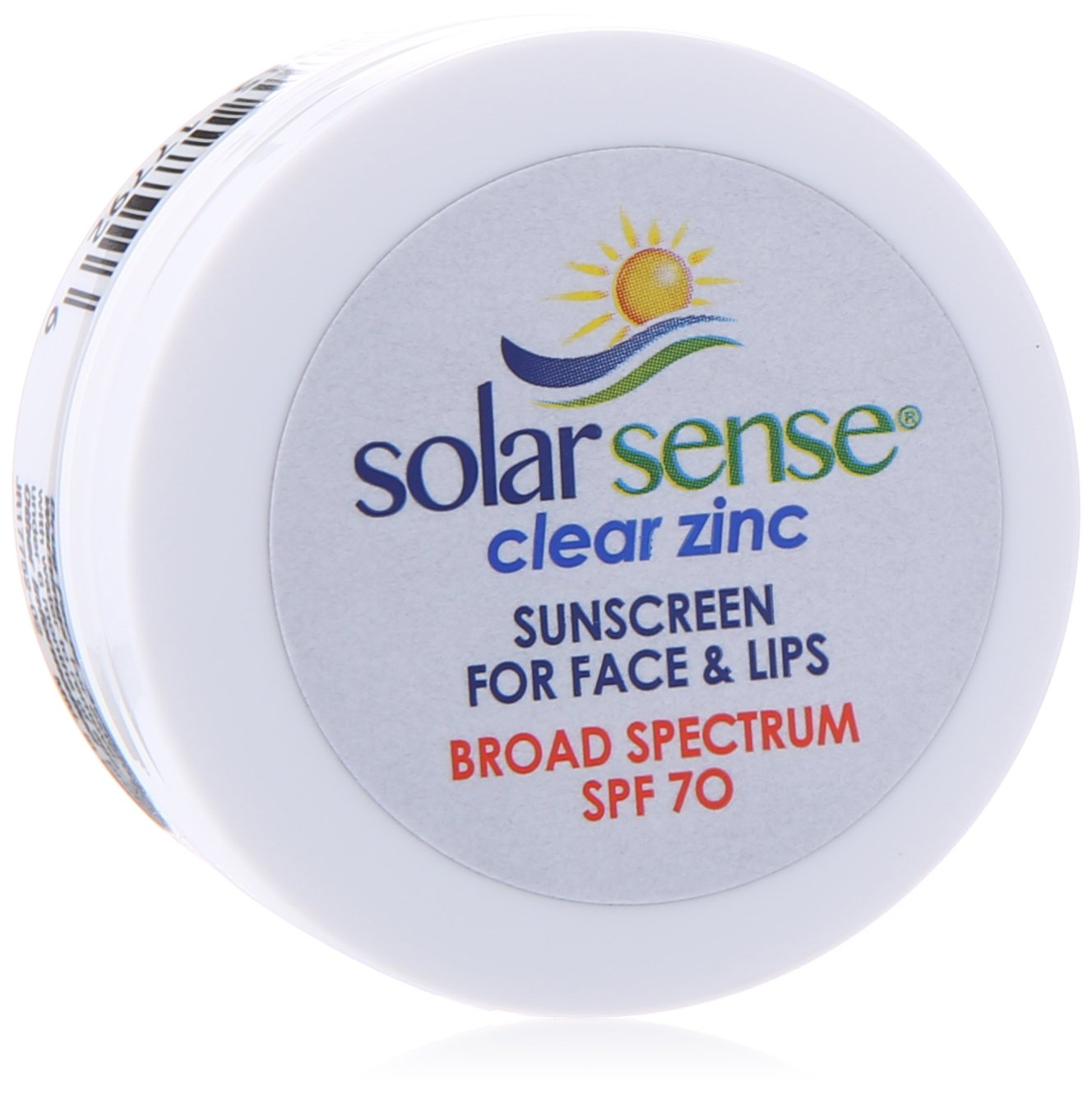 Solar Sense Clear Zinc For Face, Jar, SPF 70 .5 oz (14 g ...
