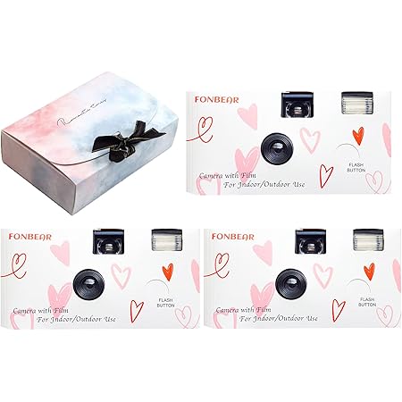 Amazon.com : 6 Pack Disposable Camera Bulk for Wedding, 35mm Single Use ...