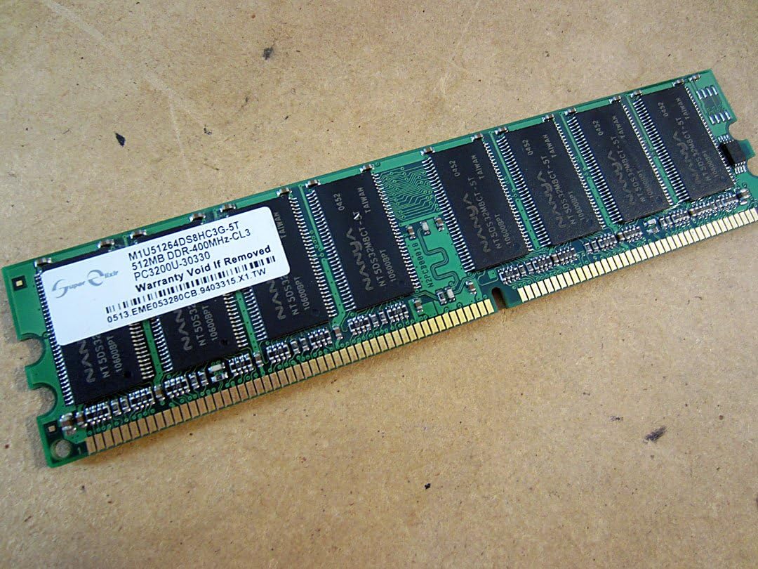 Kingston ValueRAM 512 MB 400MHz PC3200 DDR CL3 DIMM Desktop Memory ...