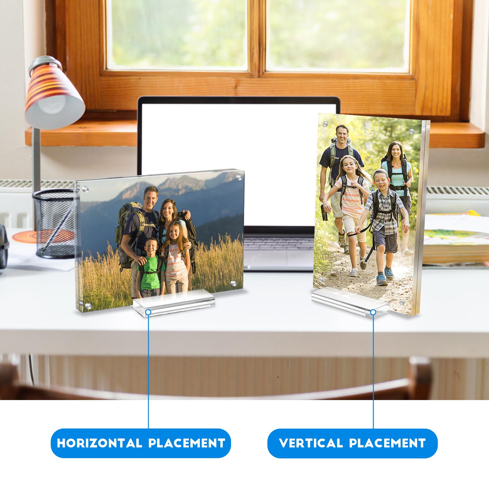 Snapklik.com : Acrylic Picture Frame 4x6 Inch,Clear Magnetic Photo ...