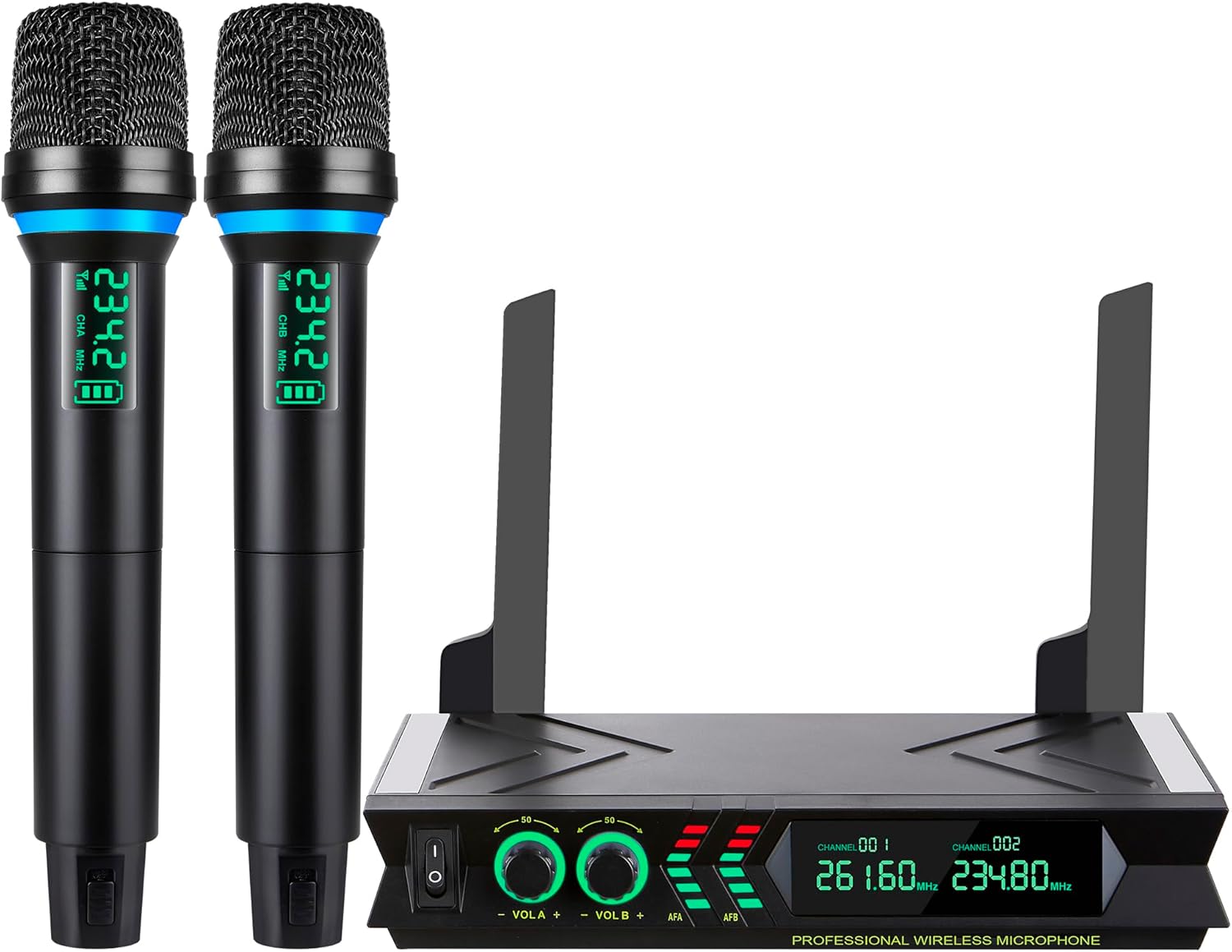 Amazon.com: BXTYVZAU VHF Wireless Microphone System, Cordless ...