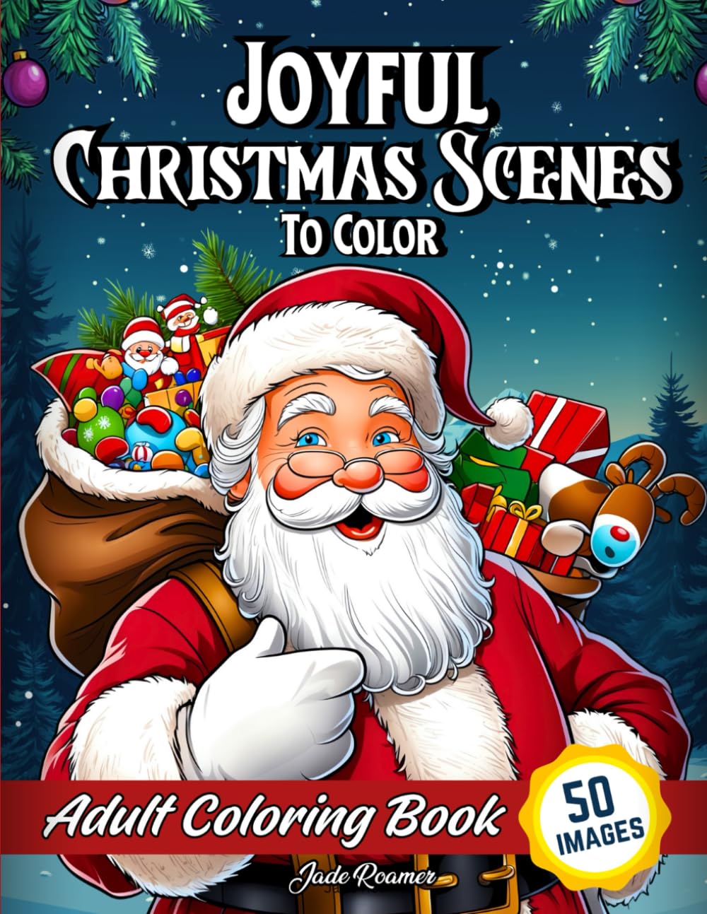 Amazon.com: Joyful Christmas Scenes to Color: Coloring Book for Teens ...