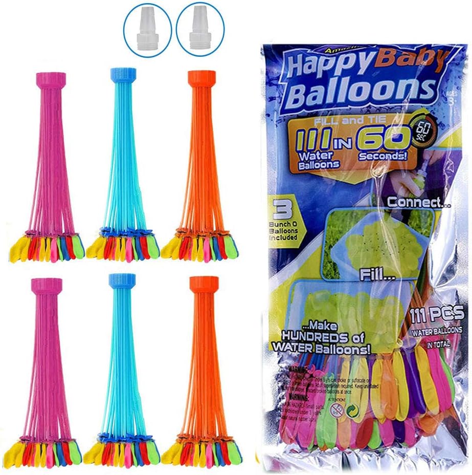 joowefly 222Pcs Water Balloons Toys For Kids | Self Sealing Balloons In ...