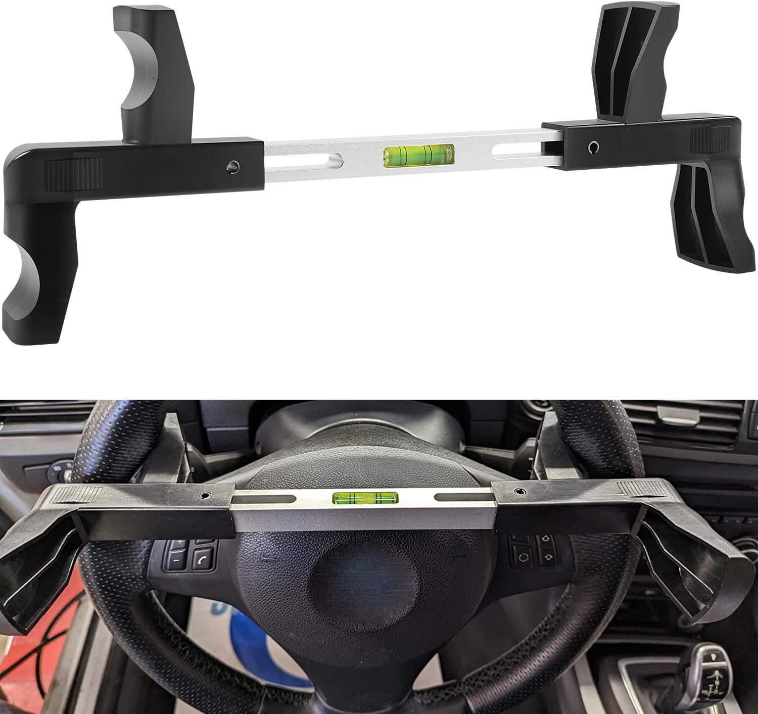 Amazon.com: Camoo Steering Wheel Level Alignment Tool for Most Vehicle ...