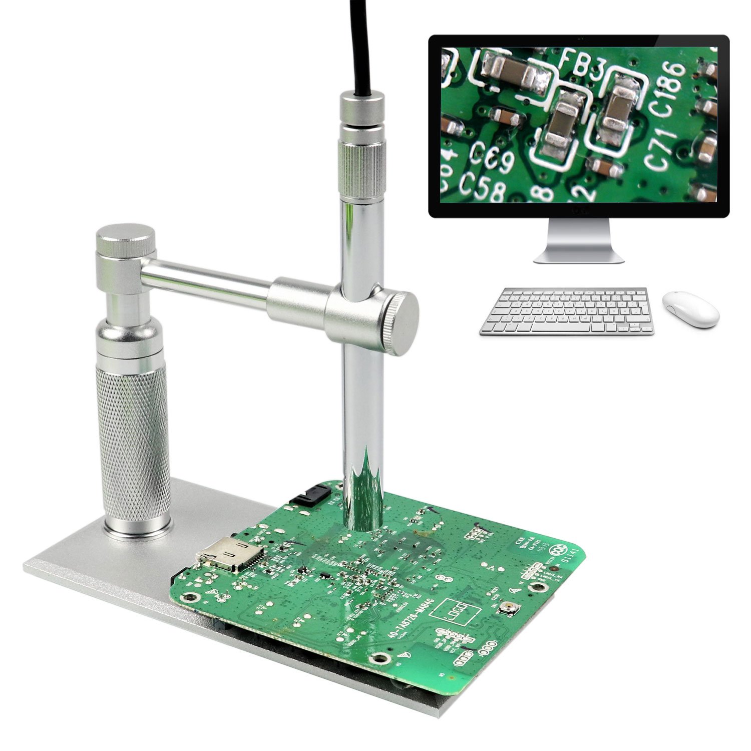 Snapklik.com : KINGSCOPE Handheld USB Digital Microscope 1-200X Zoom ...
